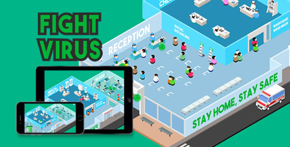 Play Fight Virus COVID-19 Hospital Game: Coronavirus Hospital Game for Kids