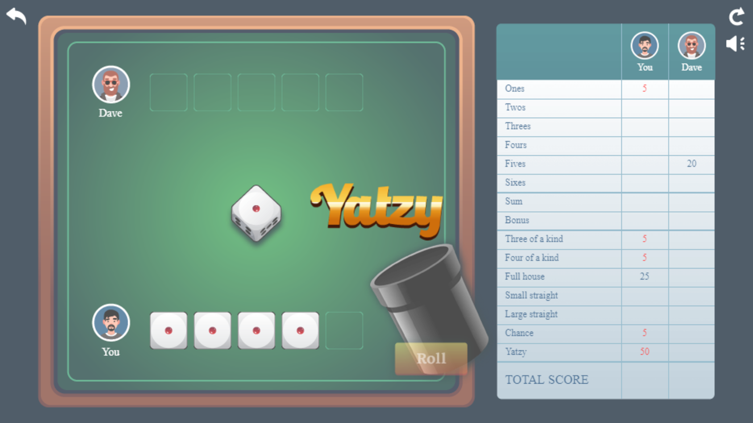  Play Yatzy Game Free Online Yahtzee Inspired Dice Video Game For