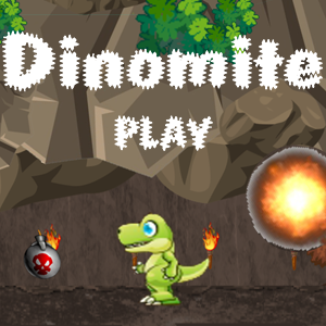 🕹️ Play Dinomite Game: Free Online Dinosaur Running Evasion Video Game ...