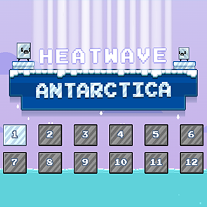 🕹️ Play Heatwave Antarctica Game: Free Online Melting Ice Cube Logic ...